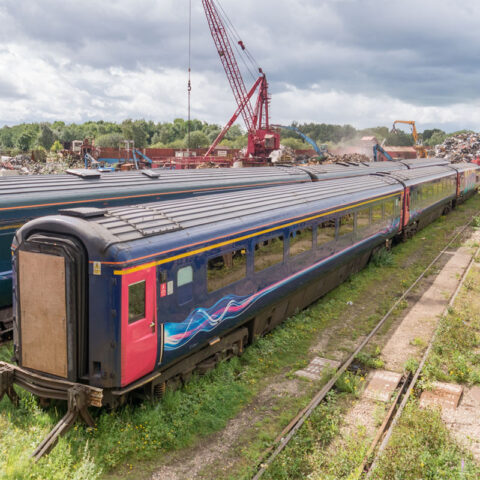 British Rail Mark 3 Dynamic Lines Blue | Rail Tags