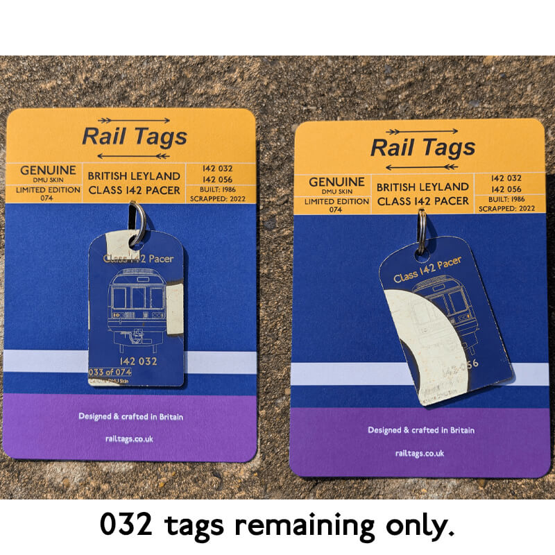 British Leyland Class 142 Pacer 032+056 in Northern Rail Livery | Rail Tags