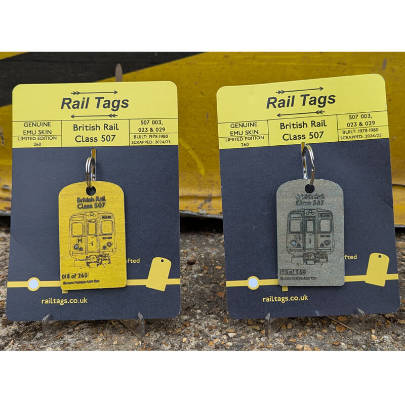 British Rail Class 507 in Merseyrail Livery | Monocolour | Rail Tags